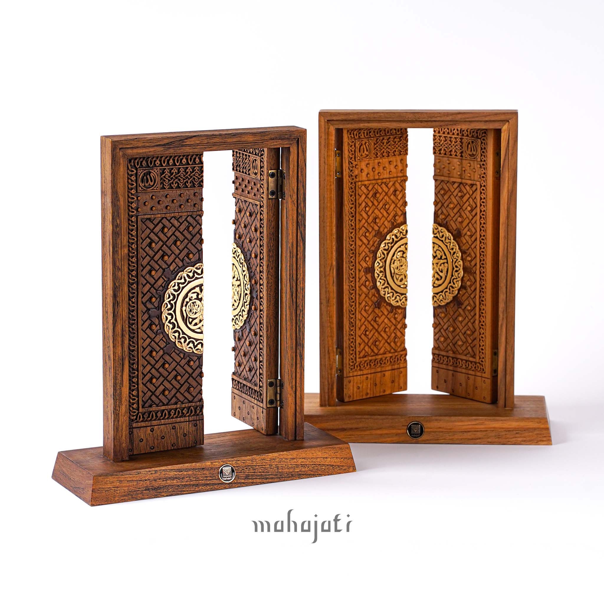 Door of Prophet's Mosque - Chip Carving - 25cm x 30cm x 9,5cm – Mahajati